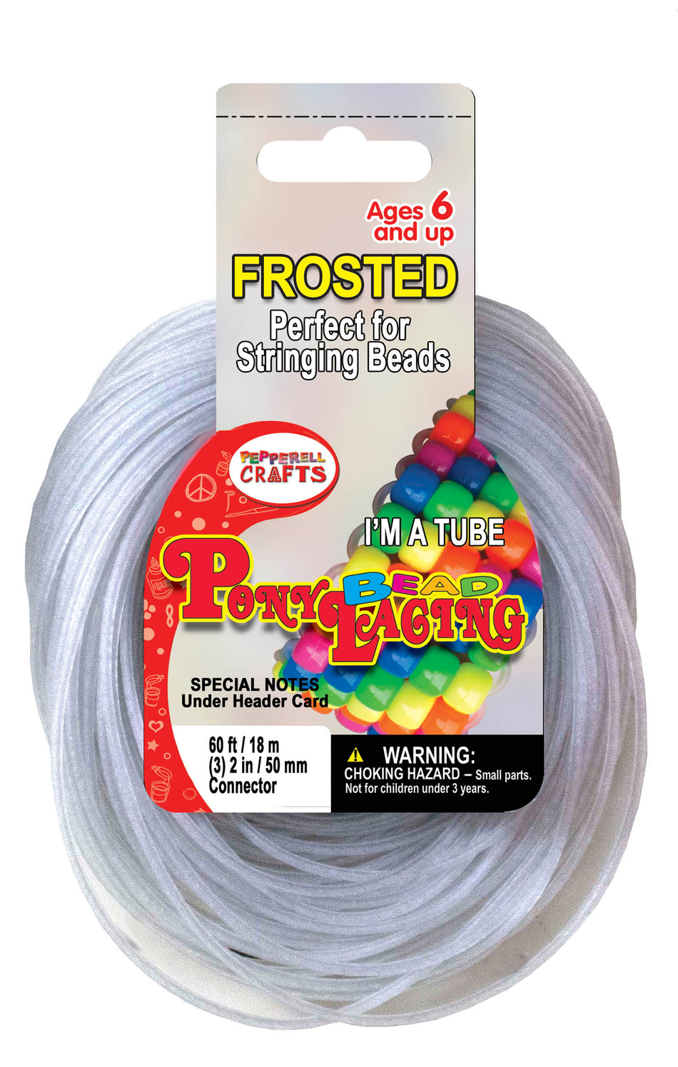 Pony Bead Lacing Variety Packs 60 Feet (18.28 Meters) – Pepperell Crafts